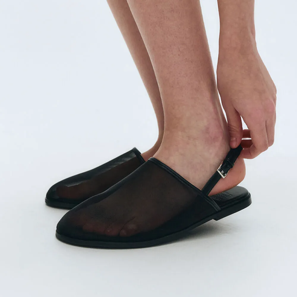W MESH SHEER MULE black - 감도 깊은 취향 셀렉트샵 29CM