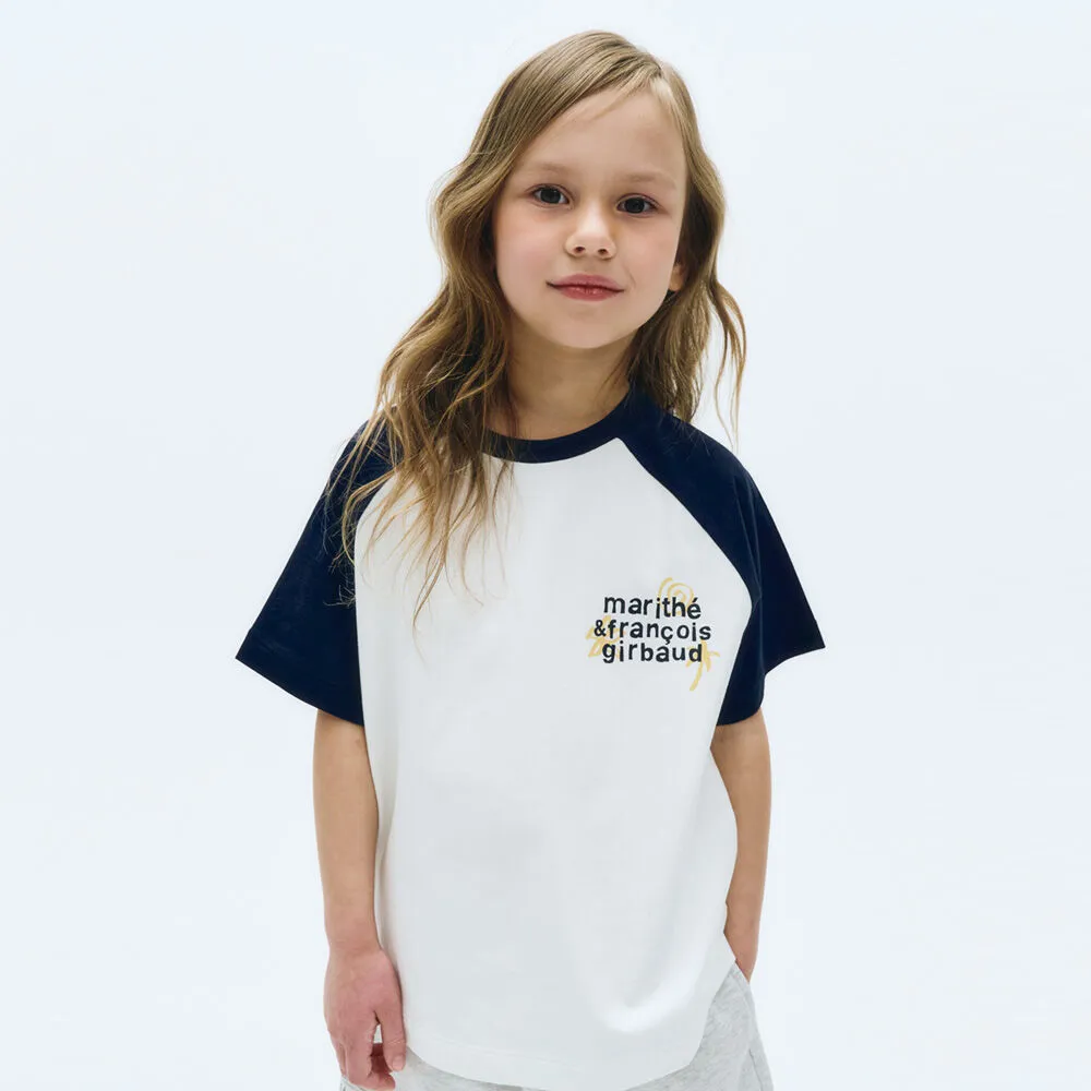 KIDS OVER FIT RAGLAN LOGO TEE navy - 감도 깊은 취향 셀렉트샵 29CM