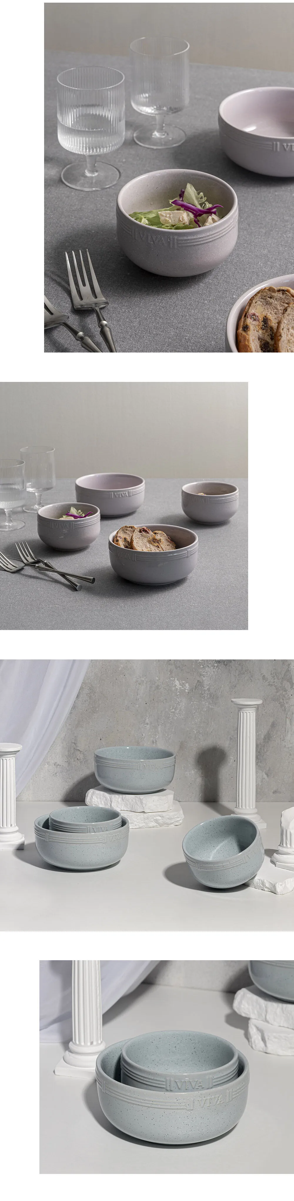 [29cm 단독] 비바 공기 대접 2인 세트 (총4P) 블루 - 감도 깊은 취향 셀렉트샵 29CM