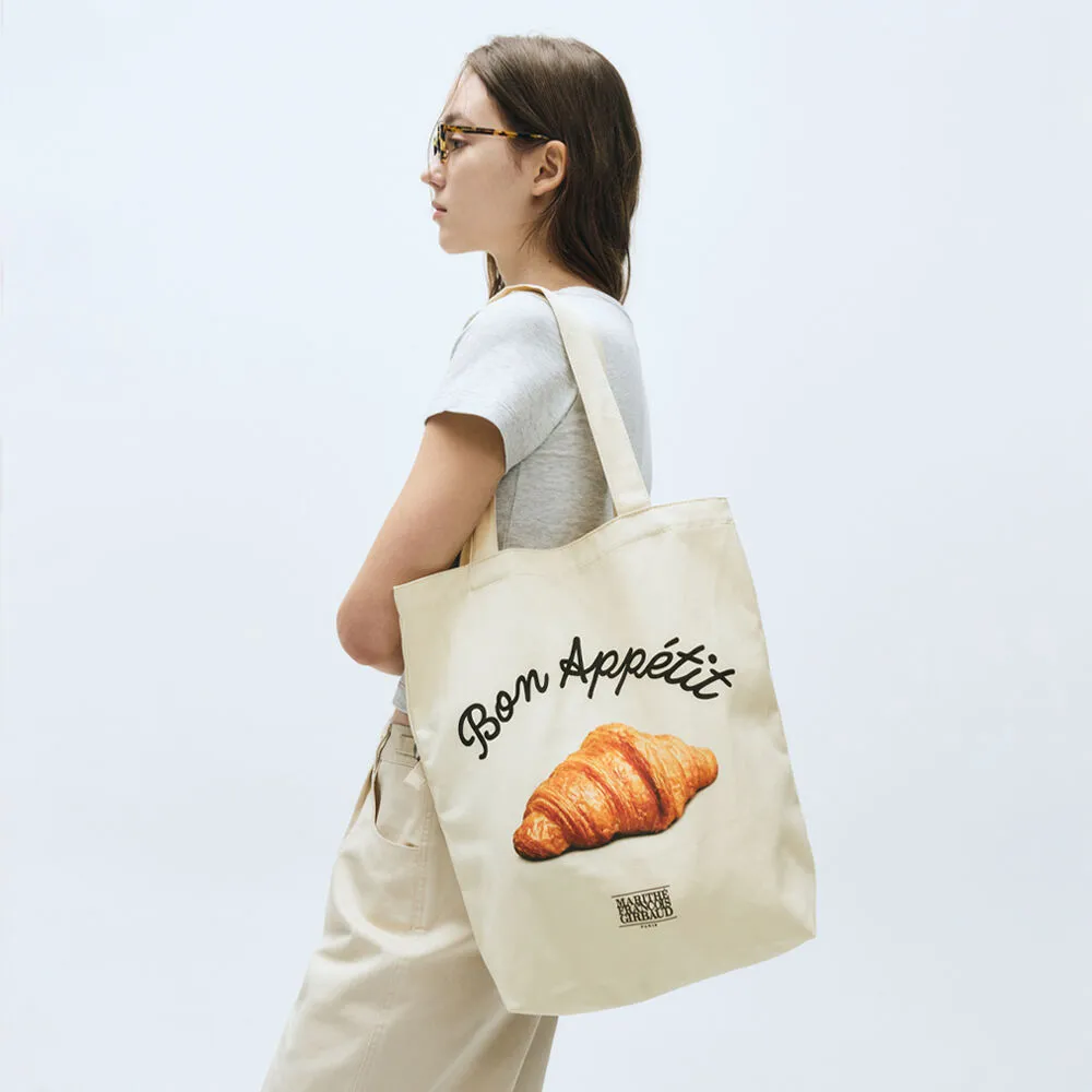 BREAD GRAPHIC ECO BAG natural - 감도 깊은 취향 셀렉트샵 29CM