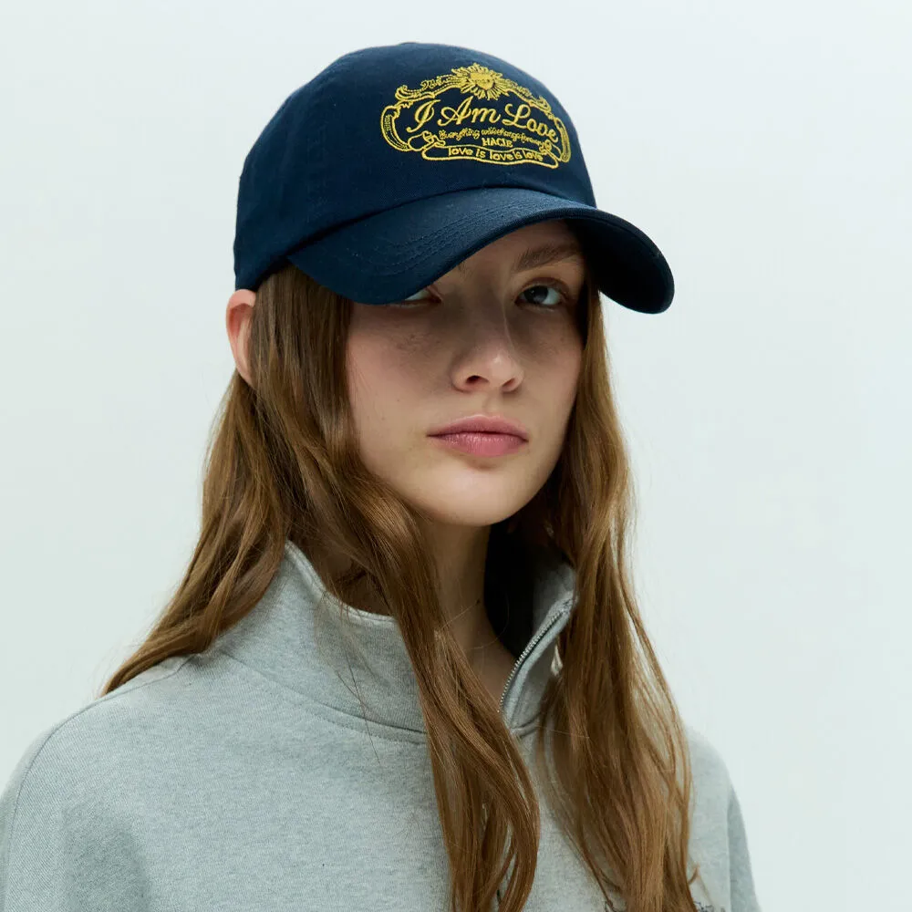 LOVE SYMBOL BALL CAP [NAVY] - 감도 깊은 취향 셀렉트샵 29CM