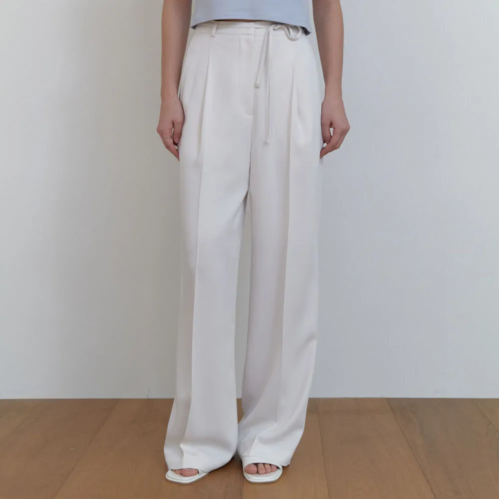 Watt belt slacks (ivory) - 감도 깊은 취향 셀렉트샵 29CM