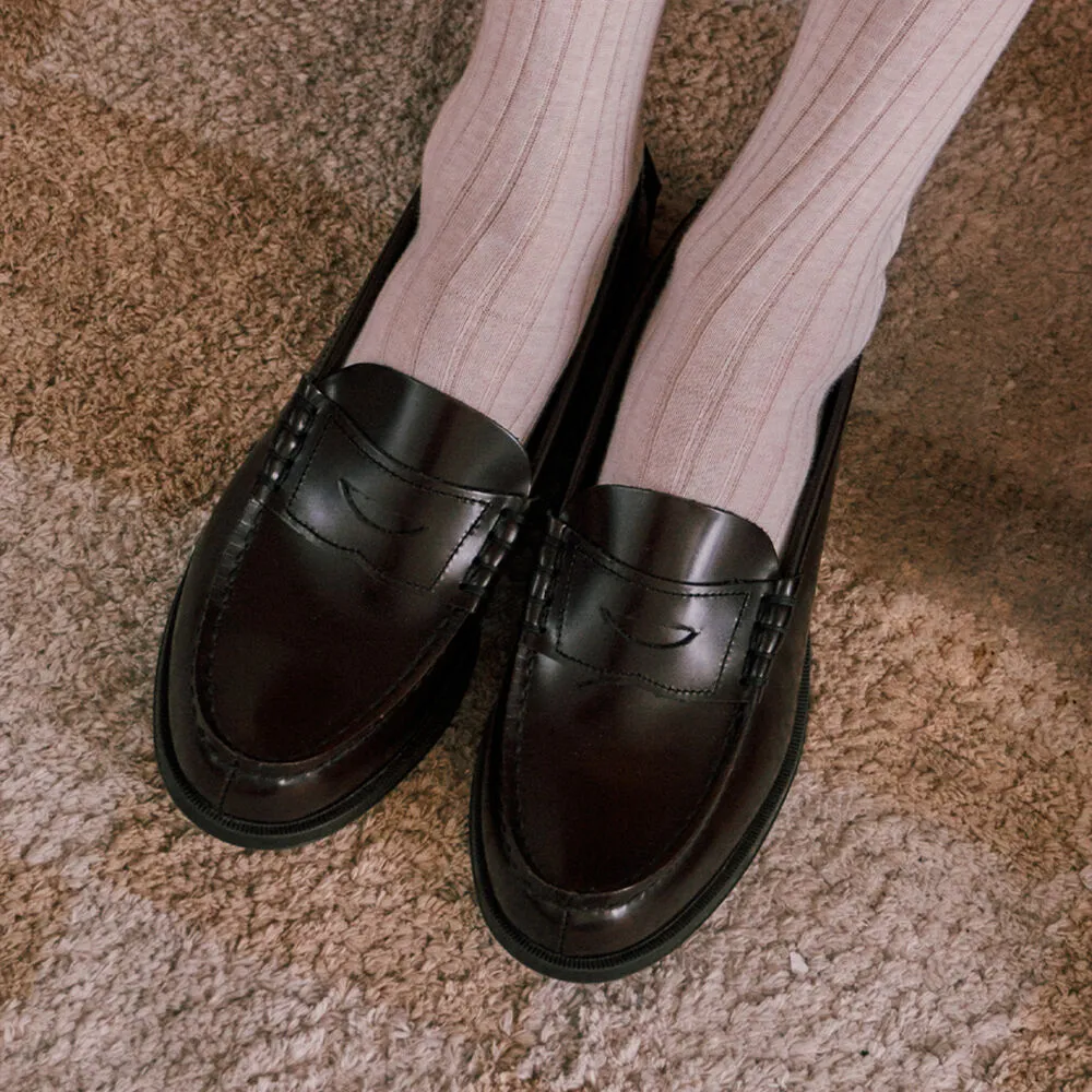 여성용 소가죽 페니로퍼-브라운 (HS-304_BROWN) - 감도 깊은 취향 셀렉트샵 29CM