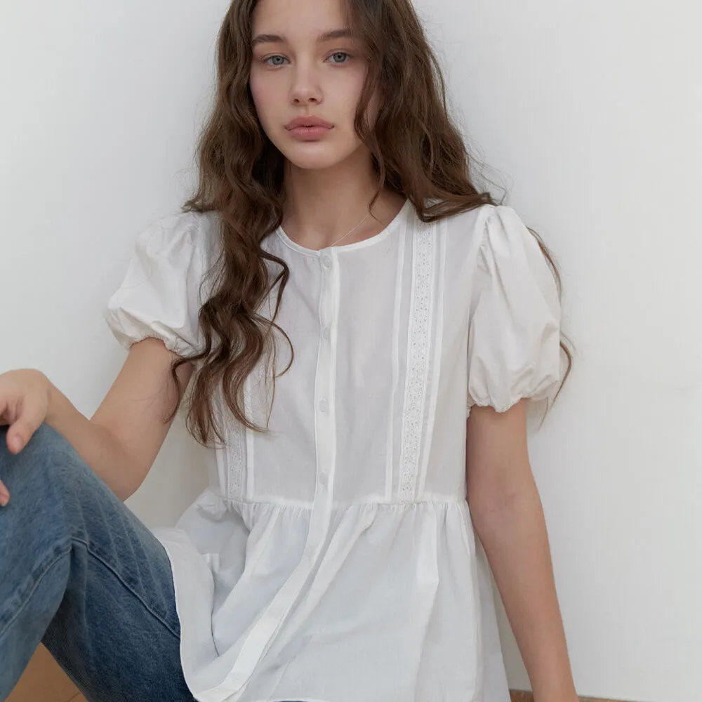 Soupy lace blouse (ivory) - 감도 깊은 취향 셀렉트샵 29CM