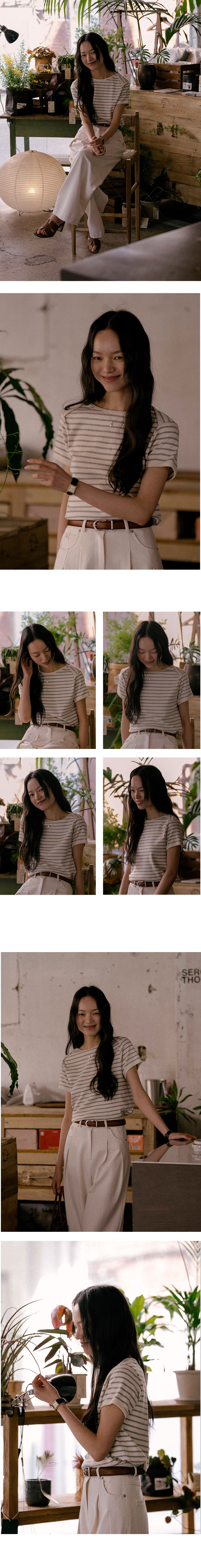 [3차-5/15예약배송]Bunny half sleeve volume ringer t-shirt_Melange - 감도 깊은 취향 셀렉트샵 29CM