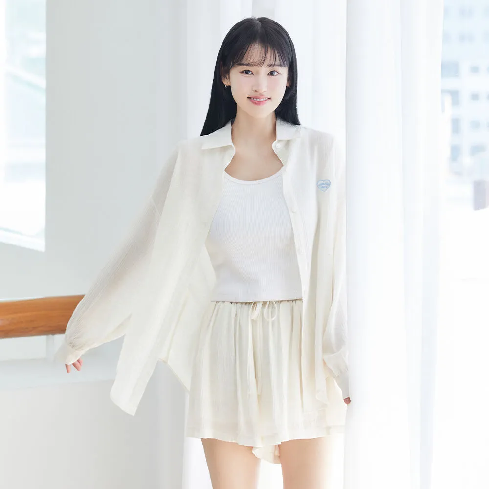 [박환희PICK] 마리하트 자수 셔츠 팬츠 세트(MAFBSU04MCM) - 감도 깊은 취향 셀렉트샵 29CM