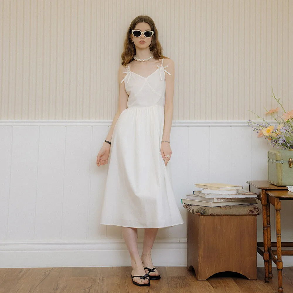 DD_Ribbon sling dress_WHITE - 감도 깊은 취향 셀렉트샵 29CM