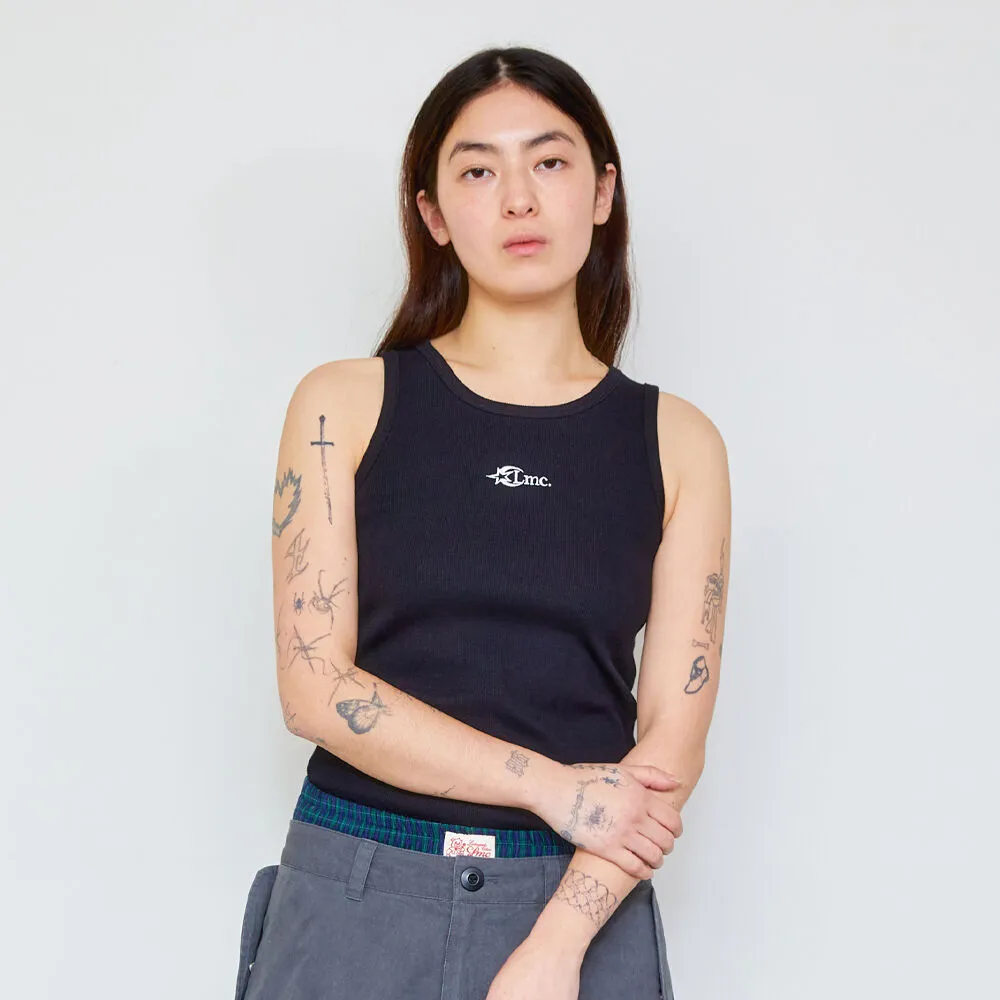 WM STAR LOGO SLEEVELESS TOP black - 감도 깊은 취향 셀렉트샵 29CM