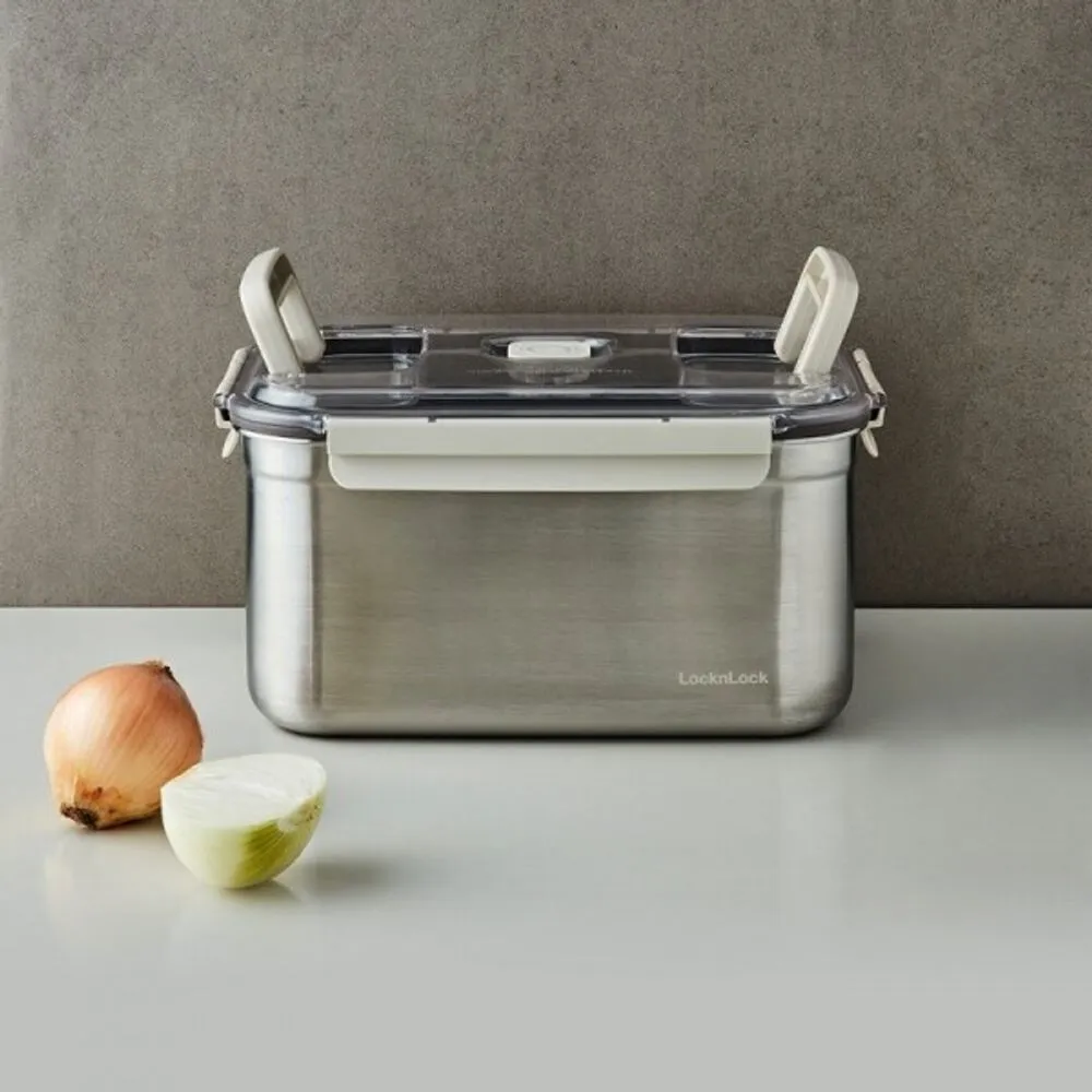 락앤락 숨쉬는 스텐 김치통 직사각 9.8L - 감도 깊은 취향 셀렉트샵 29CM