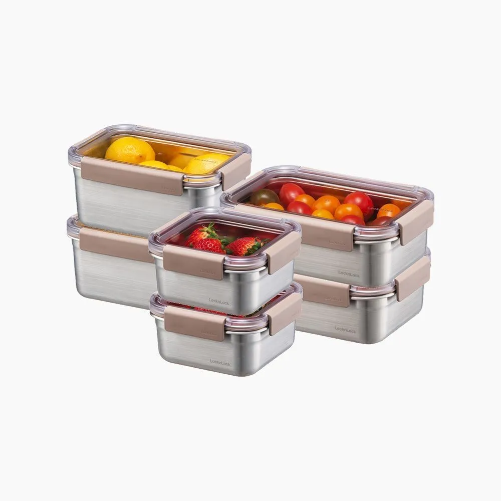 [29CM단독] 락앤락 스텐 모듈러 실속 6P SET - 감도 깊은 취향 셀렉트샵 29CM