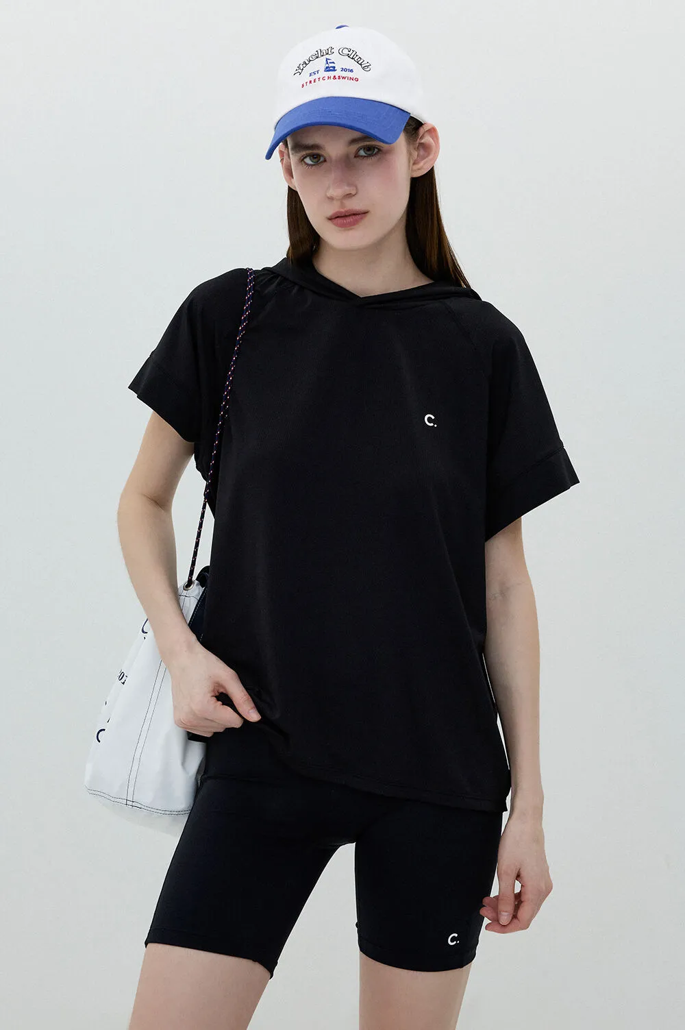 [25SS clove] Running Hooded T-shirt (Black) - 감도 깊은 취향 셀렉트샵 29CM