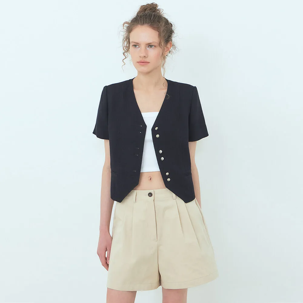 Cotton Pintuck Short Pants, Beige - 감도 깊은 취향 셀렉트샵 29CM