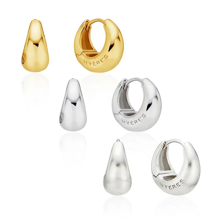 Luna pebble one touch earrings M (3 colors) BH6E45621_3 - 감도 깊은 취향 셀렉트샵 ...