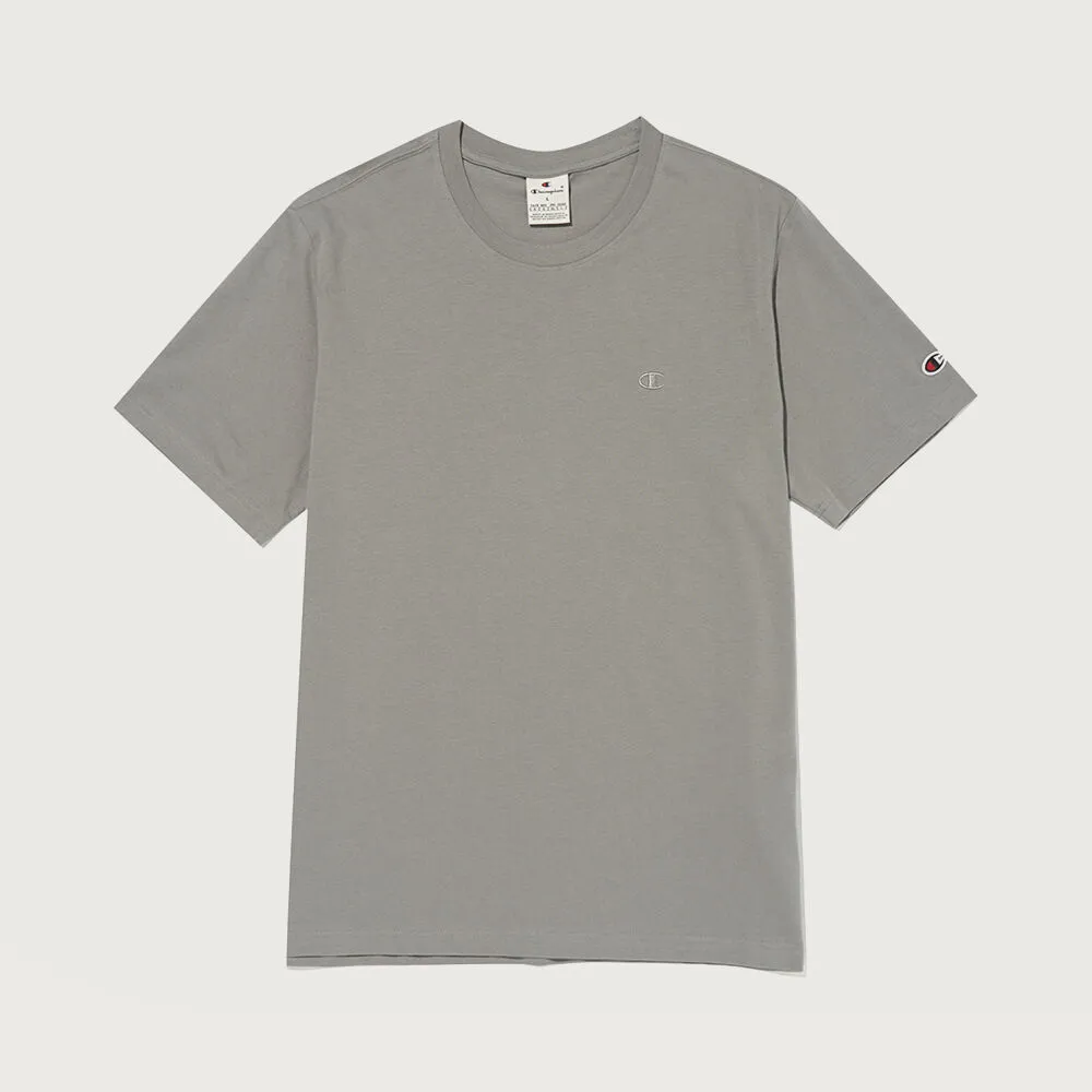 Embroidery C 로고 코튼 반팔 티셔츠 Dark Grey - 감도 깊은 취향 셀렉트샵 29CM