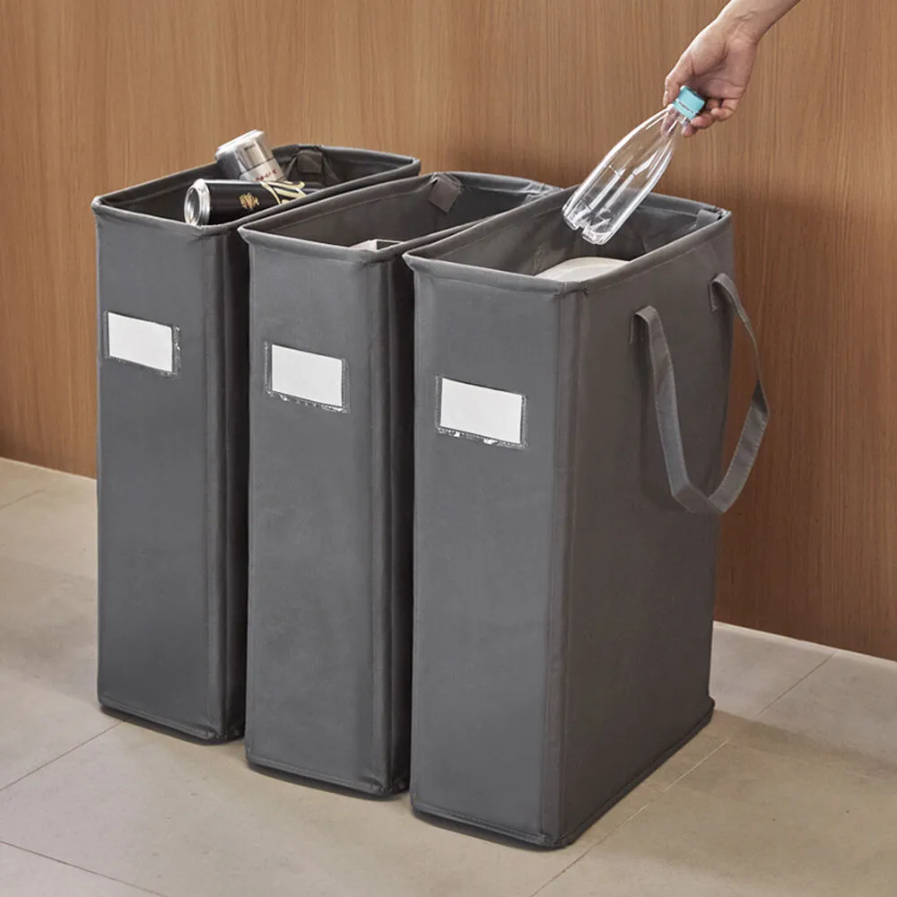 재활용 분리수거함 캐리백 슬림형 1P / 옥스포드 원단 가정용 휴지통 - 감도 깊은 취향 셀렉트샵 29CM