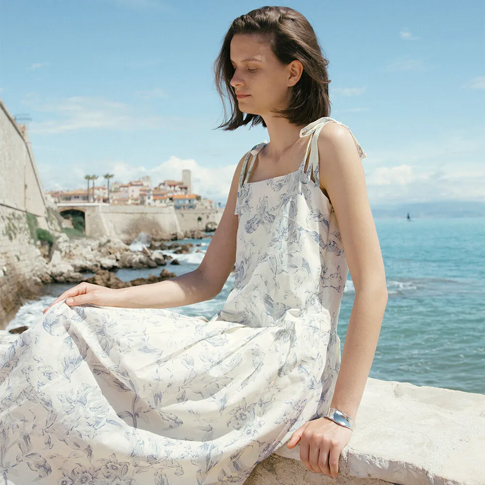 Flower Pattern Bustier Layered Maxi Dress SW5MO275_2color - 감도 깊은 취향 셀렉트샵 29CM