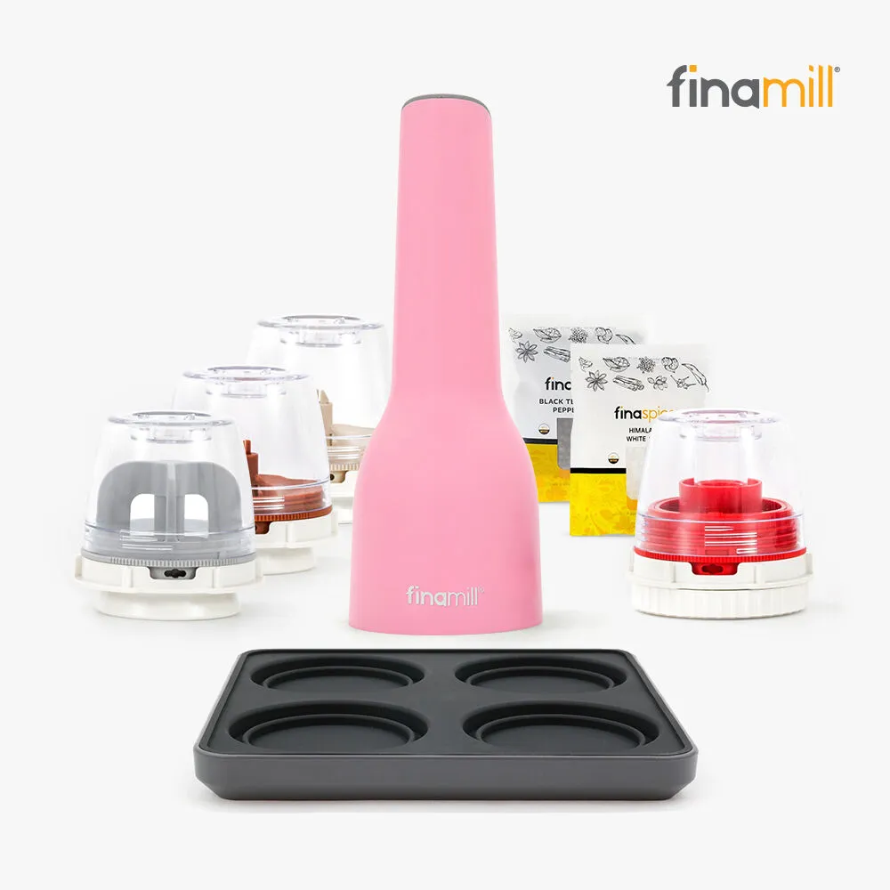 [FinaMill] 파이나밀 2세대 USB 전동그라인더 핑크 풀세트 - 감도 깊은 취향 셀렉트샵 29CM
