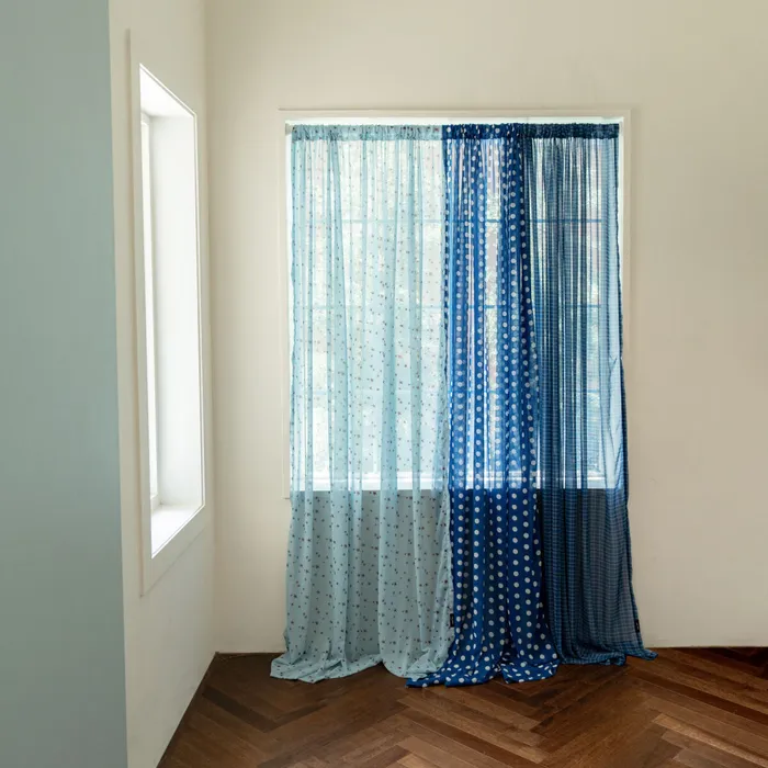 레트로 패턴 쉬폰 방문 가리개 커튼 2size 14colors - 감도 깊은 취향 셀렉트샵 29CM