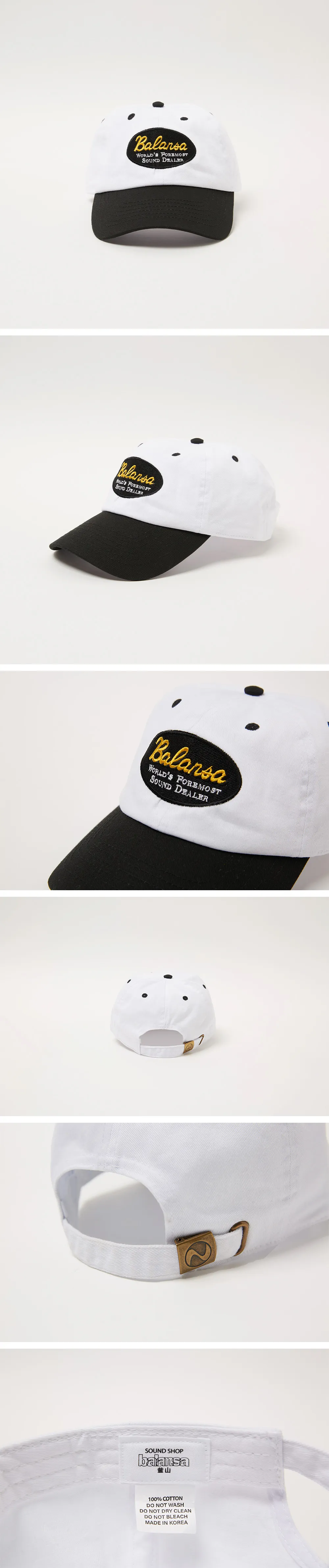 BALANSA BWS LOGO CAP (BLACK) - 감도 깊은 취향 셀렉트샵 29CM