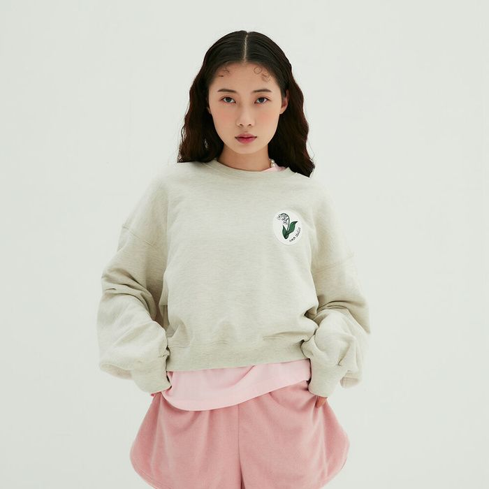 Lilly Patch Sweat (Oatmeal) - 감도 깊은 취향 셀렉트샵 29CM