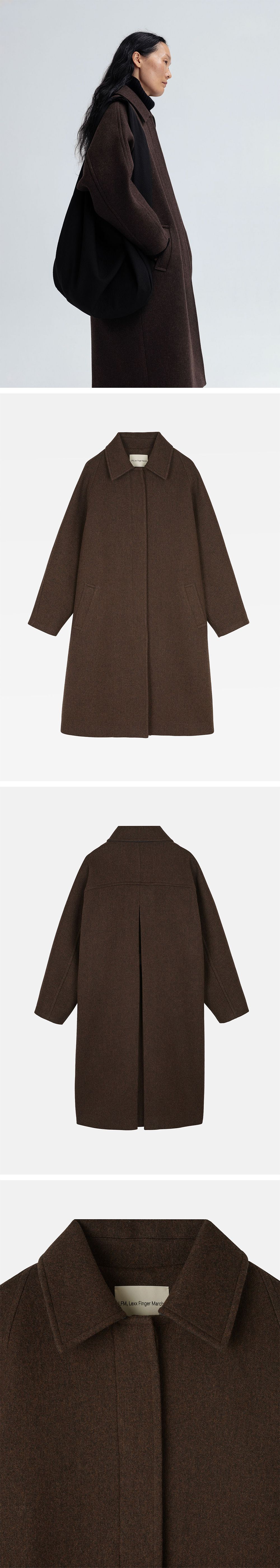 RAGLAN WOOL COAT (Brown) - 감도 깊은 취향 셀렉트샵 29CM