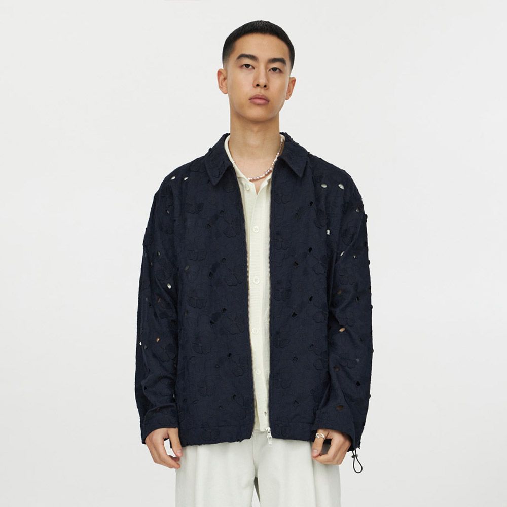 Zip-up Collar Jacket (Navy) - 감도 깊은 취향 셀렉트샵 29CM