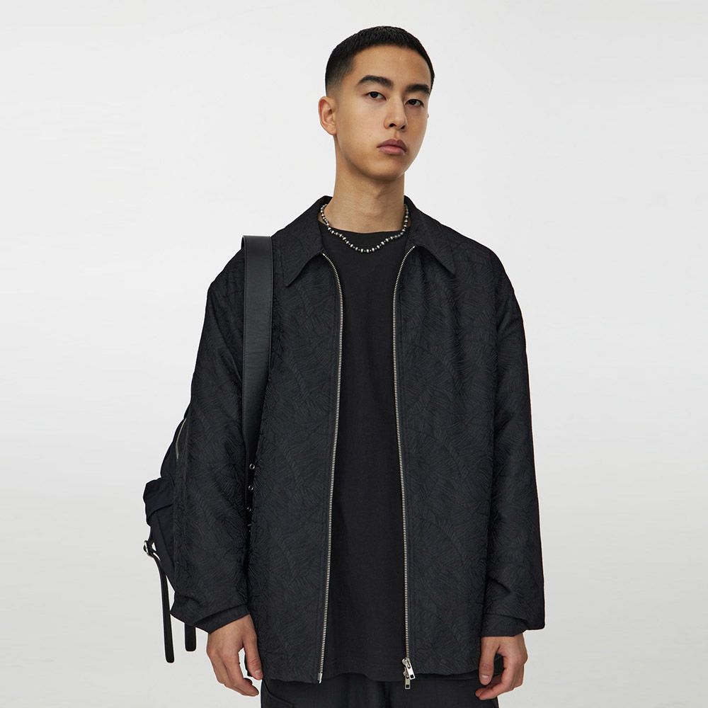 Zip-up Collar Jacket (Black) - 감도 깊은 취향 셀렉트샵 29CM