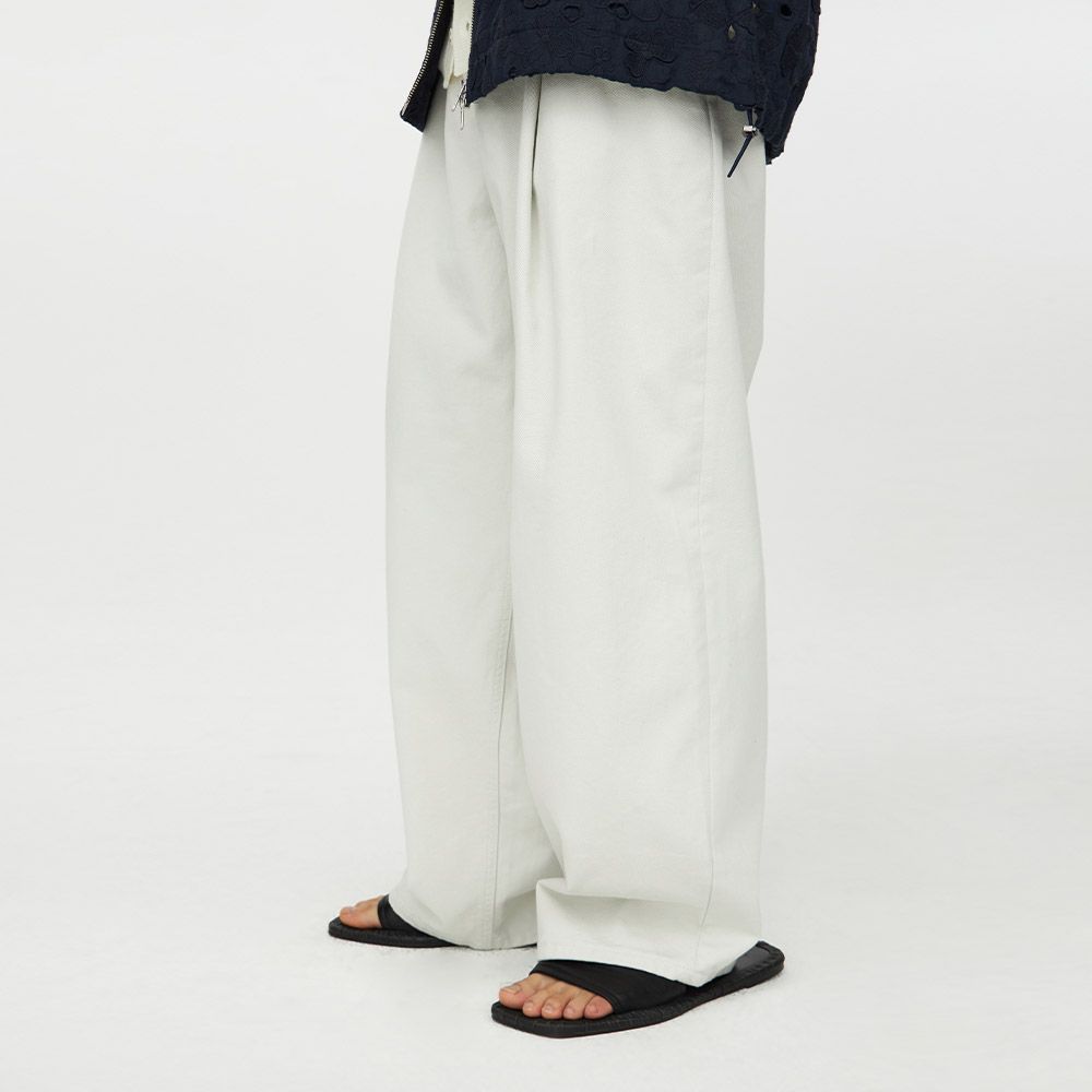 Structured Wide Denim Pants (Light Grey) - 감도 깊은 취향 셀렉트샵 29CM