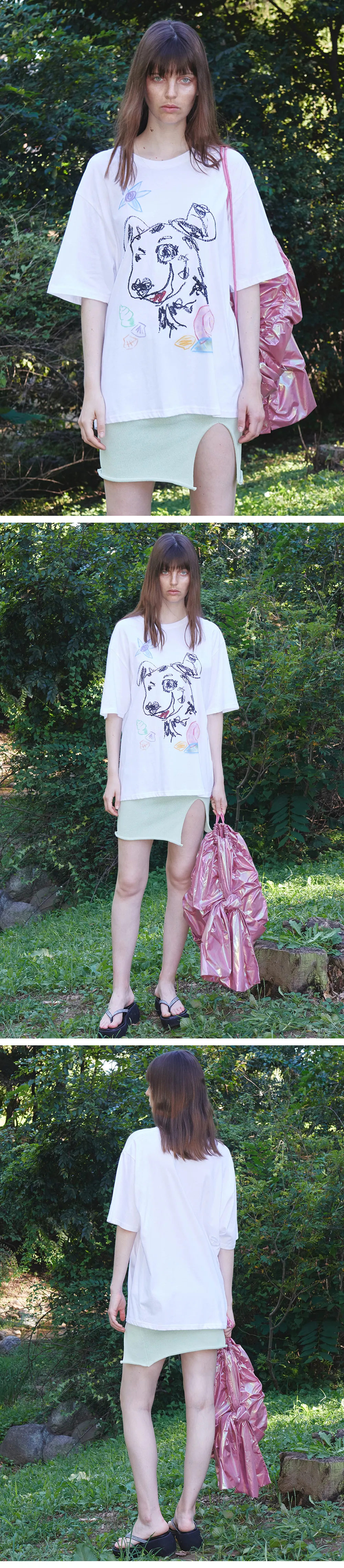 METALLIC KNOTTED DRAWSTRING BAG (PINK) - 감도 깊은 취향 셀렉트샵 29CM