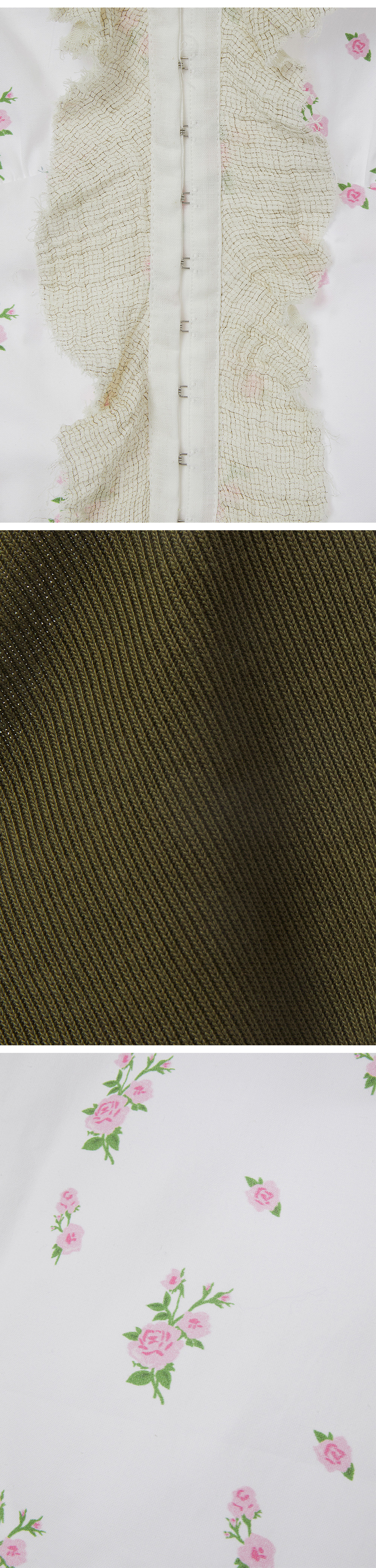 FLOWER RUFFLE BLOUSE (WHITE) - 감도 깊은 취향 셀렉트샵 29CM