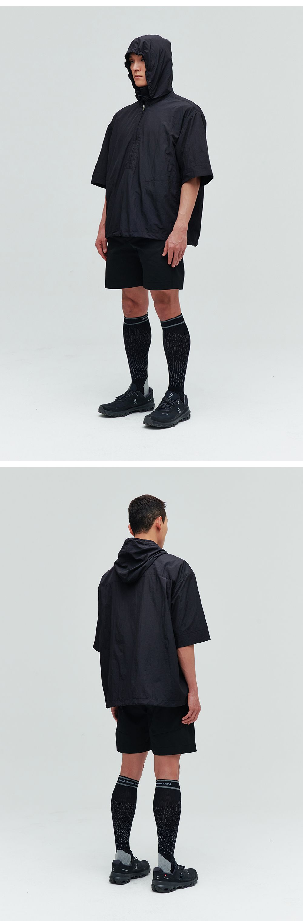 NYLON COMBINATION SHORTS (BLACK) - 감도 깊은 취향 셀렉트샵 29CM
