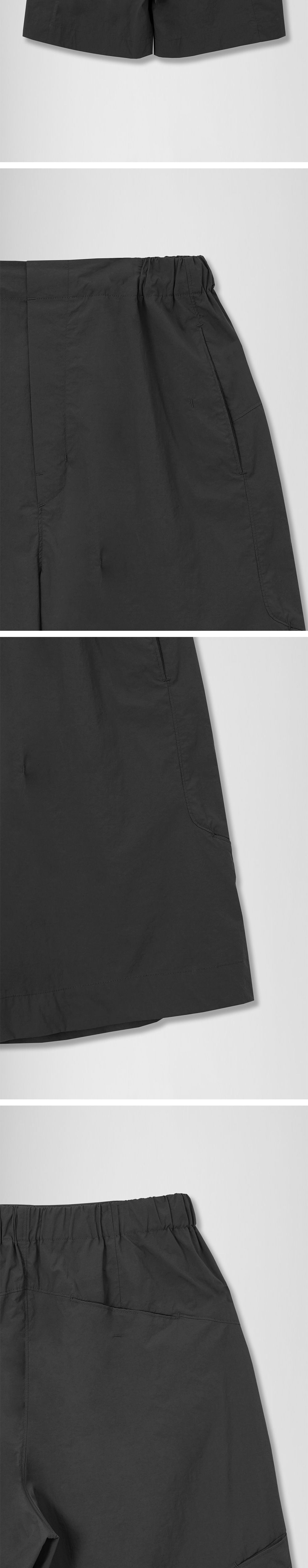 NYLON CARGO SHORTS (CHARCOAL) - 감도 깊은 취향 셀렉트샵 29CM